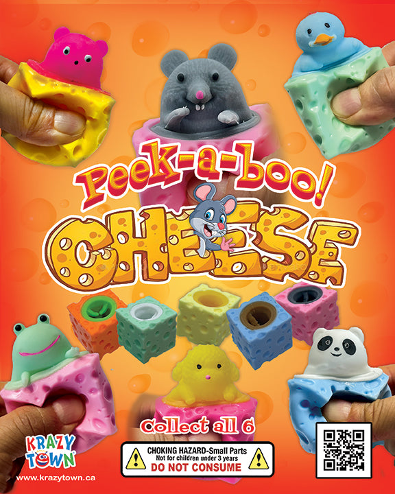 PEEK-A-BOO CHEESE 2" 250CT – Krazytown Sales