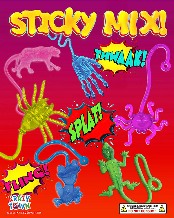 STICKY MIX SERIES 3 - 2" 250CT – Krazytown Sales